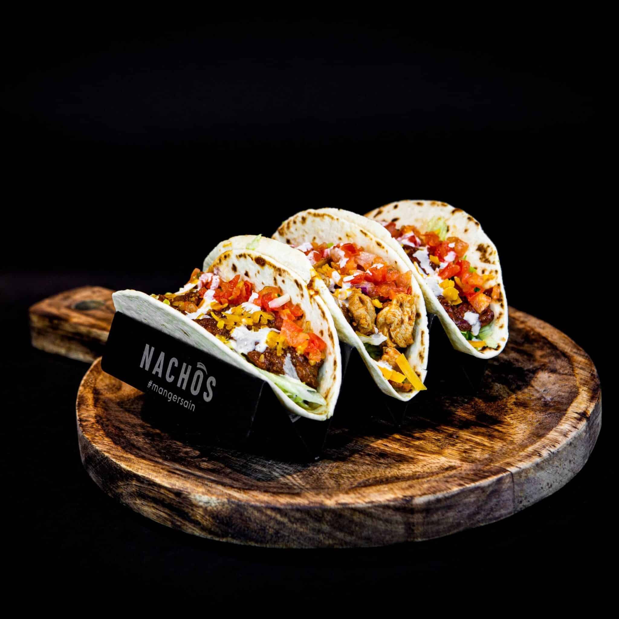 Tacos à composer dans nos restaurants mexicains